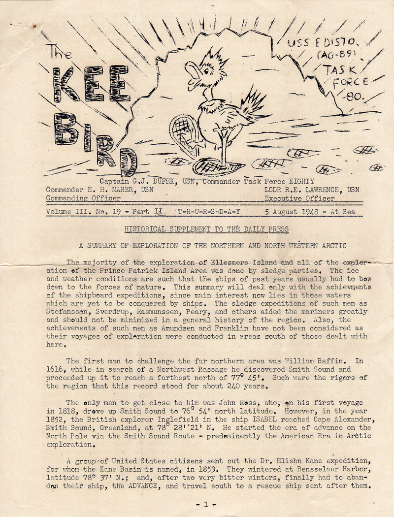 Kee Bird - August 5, 1948